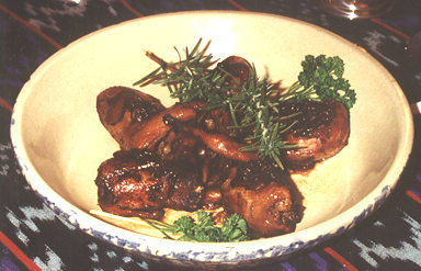 Chim ram (fried chicken)